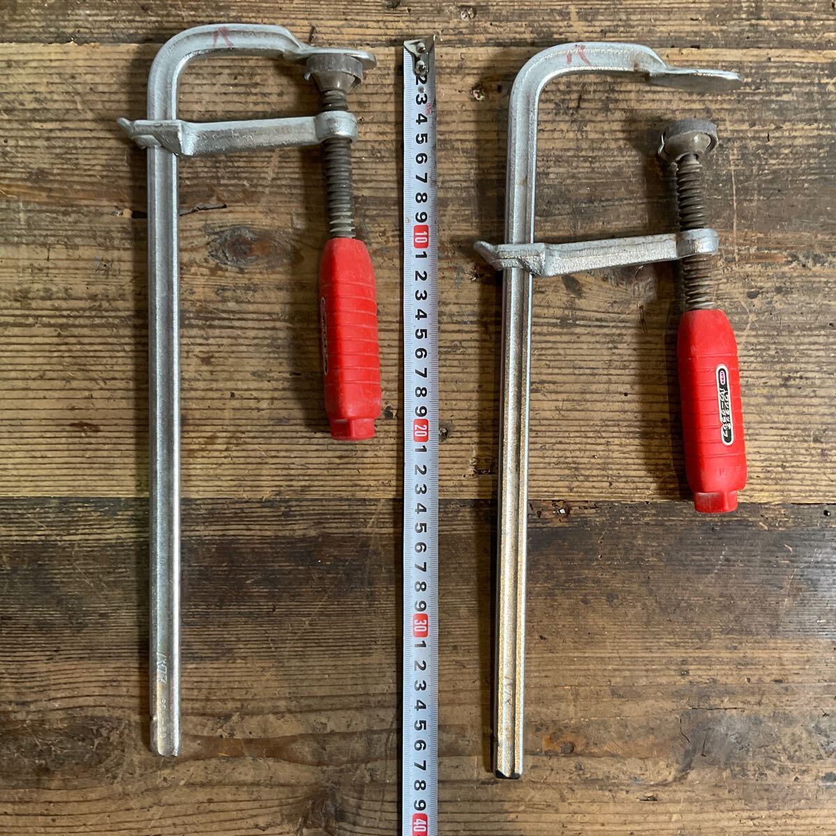 Yahoo!オークション - D08/L型クランプ F型クランプ バクマ ワンタッチ...