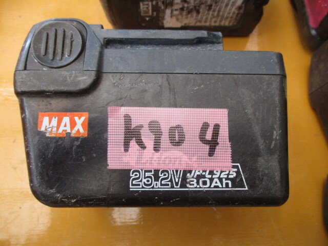 Yahoo!オークション - k904 MAX JP-L925 25.2V