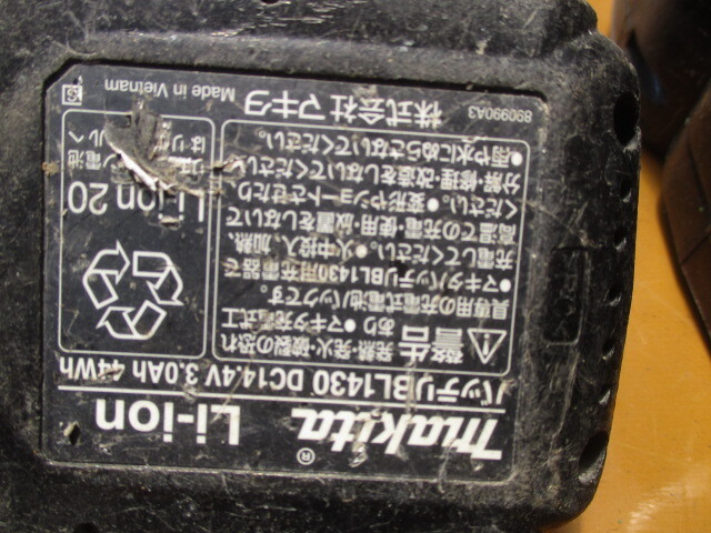 Yahoo!オークション - k978 マキタ BL1430 14.4V