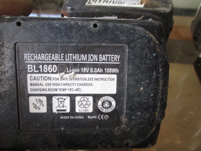 Yahoo!オークション - k1280 マキタ互換 BL1860 18V