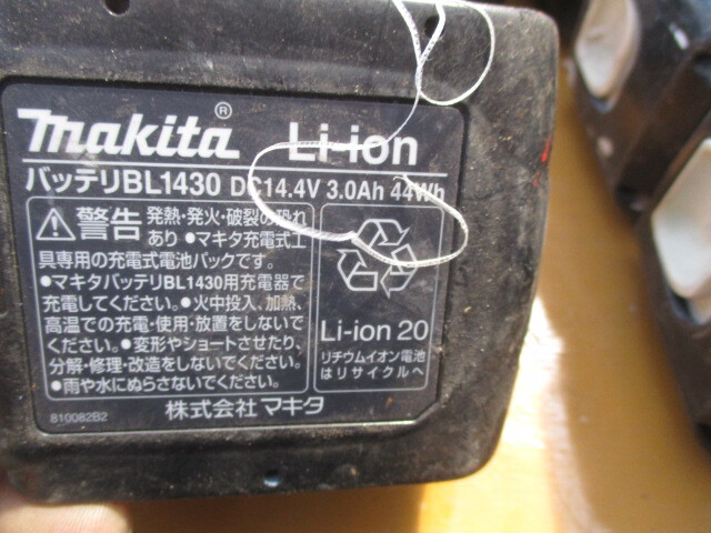 Yahoo!オークション - k1316 マキタ BL1430 14.4V