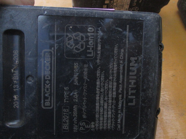 Yahoo!オークション - k1539 BLACK+DECKER 18V