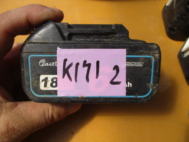 Yahoo!オークション - k1712 マキタ互換 WTL1860 18V