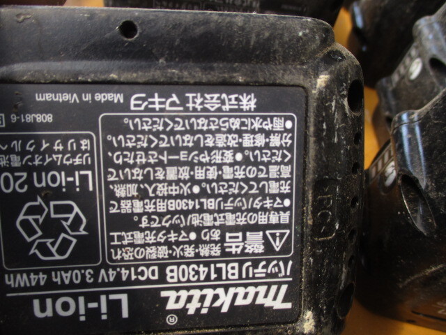 Yahoo!オークション - k2005 マキタ BL1430B 14.4V