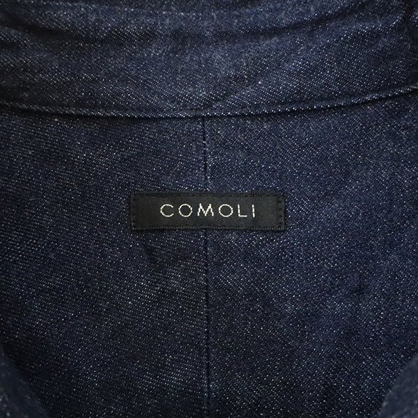 Yahoo!オークション - COMOLI 23AW デニム コモリシャツ W03-02004 サ...