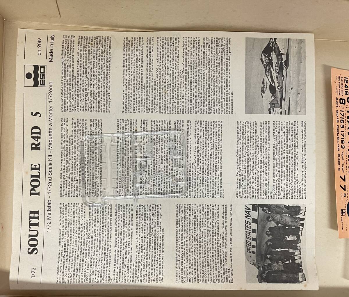 Yahoo!オークション - 送料510円～ 希少 未組立品 ESCI/エッシー 1/72 ...