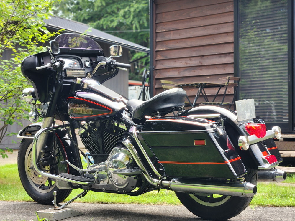 Yahoo!オークション - 89y FLHTC1340 EVO 車検付き エボ ツーリング ...