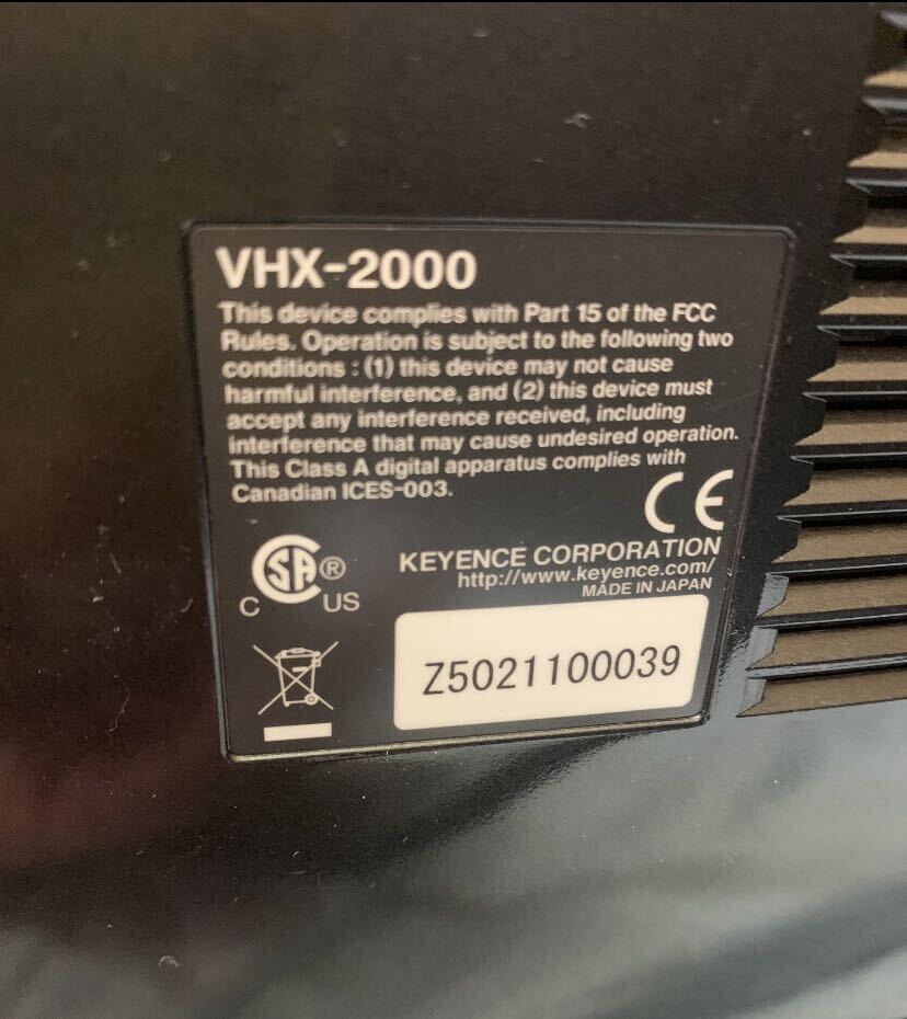 Yahoo!オークション - KEYENCE デジタルマイクロスコープ VHX-2000 顕...