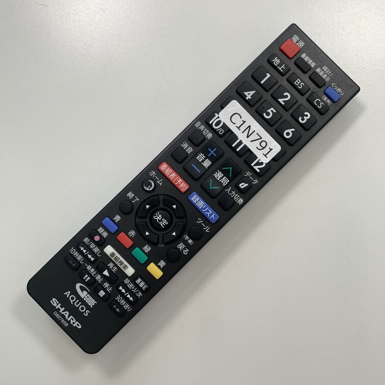 C1N791 送料185円 TV リモコン / シャープ SHARP GB278SB み 即発送 テレビ(リモコン)｜売買されたオークション情報、yahooの商品情報をアーカイブ公開 ...