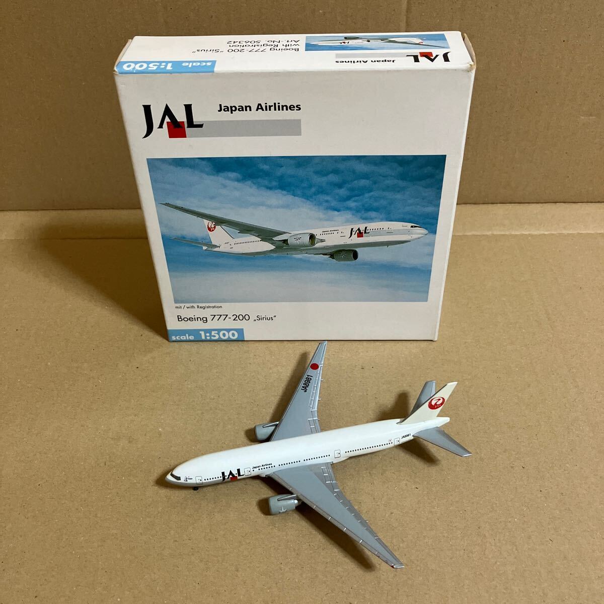Yahoo!オークション - herpa Wings 1/500 JAL B777-200 Sirius