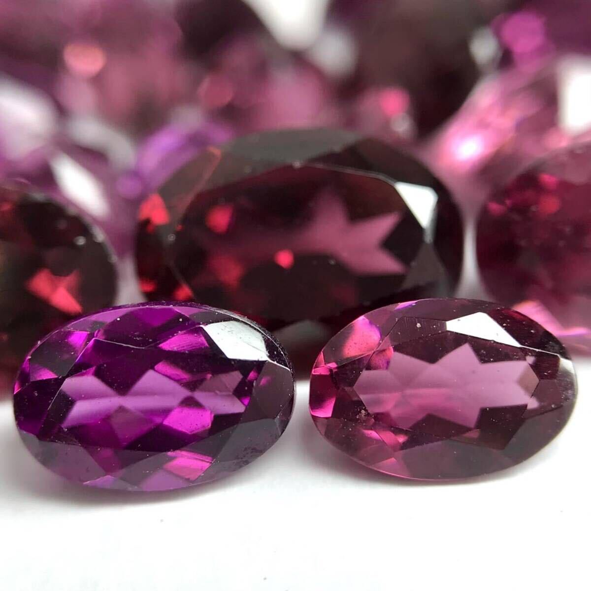 Yahoo!オークション - (天然ガーネットおまとめ49.5ct)s ルース 裸石 ...