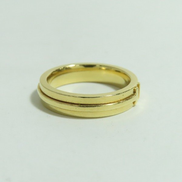 Yahoo!オークション - Tiffany&Co/ティファニー T TWO/Tトゥ AU750/K18...