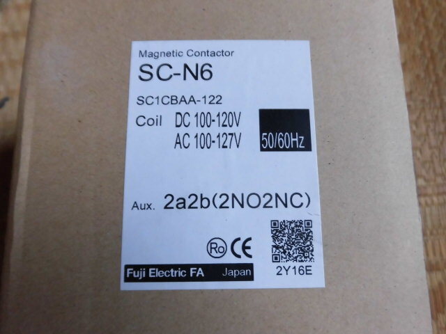 Yahoo!オークション - 富士電機 電磁接触器 SC-N6[125] コイル電圧 100...
