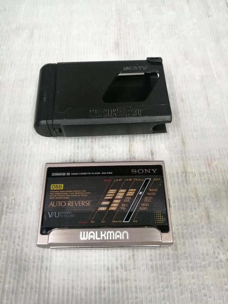 Yahoo!オークション - SONY ソニー カセットウォークマン WM-F502 動作...