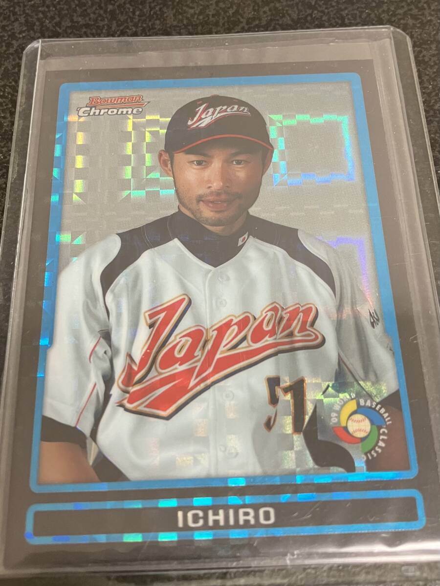 Yahoo!オークション - イチロー 2009 WBC Bowman Chrome 95/199 199枚...