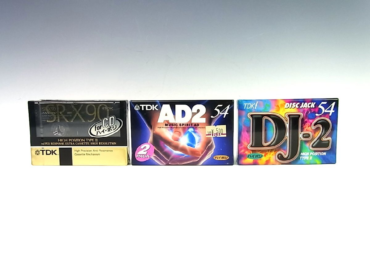 Yahoo!オークション - 未開封 TDK SR-X 90分+AD2 54分 2本+DJ-2 54分 ...