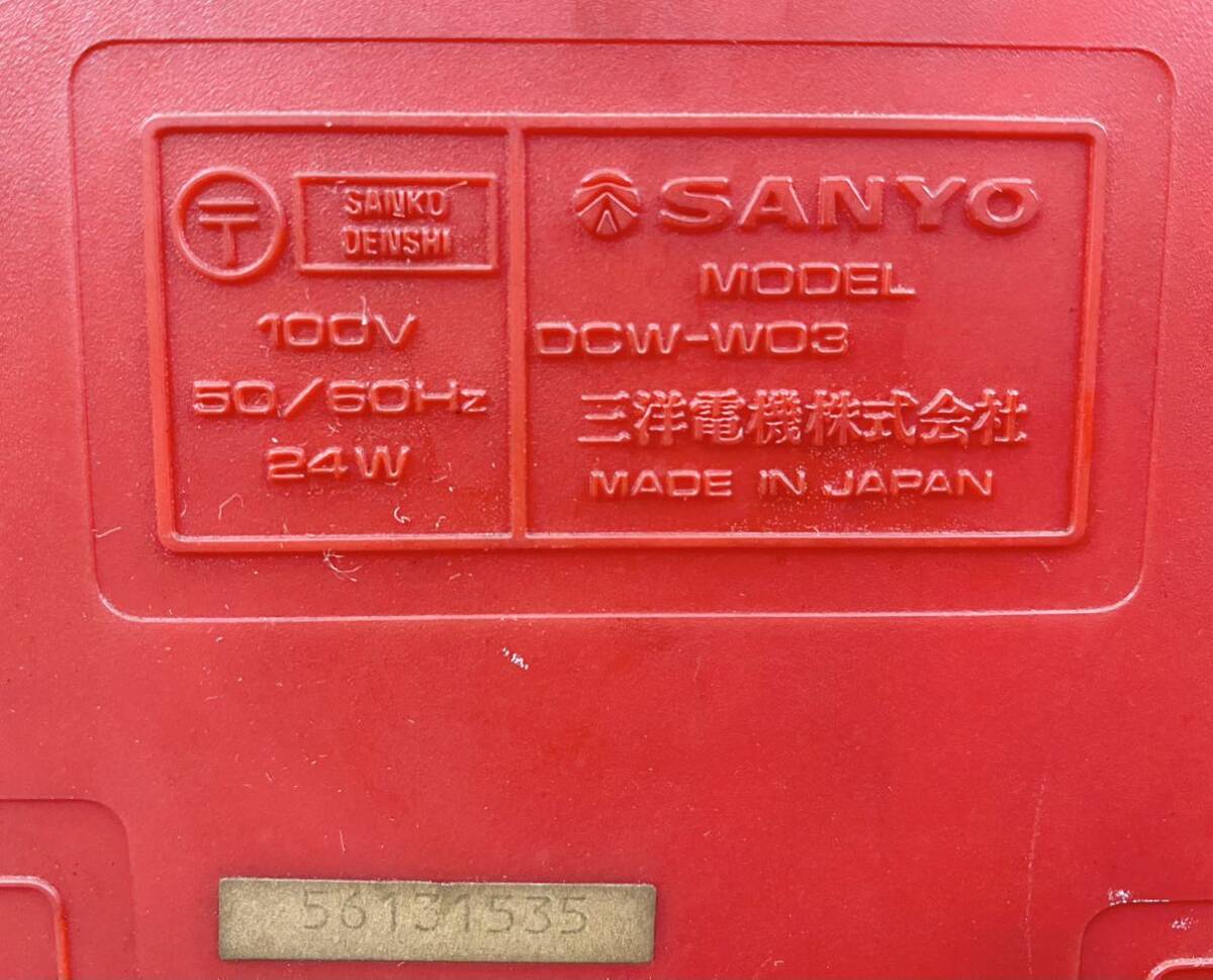 Yahoo!オークション - H23OA14 SANYO サンヨー コンポ DCW-W03 ターン...