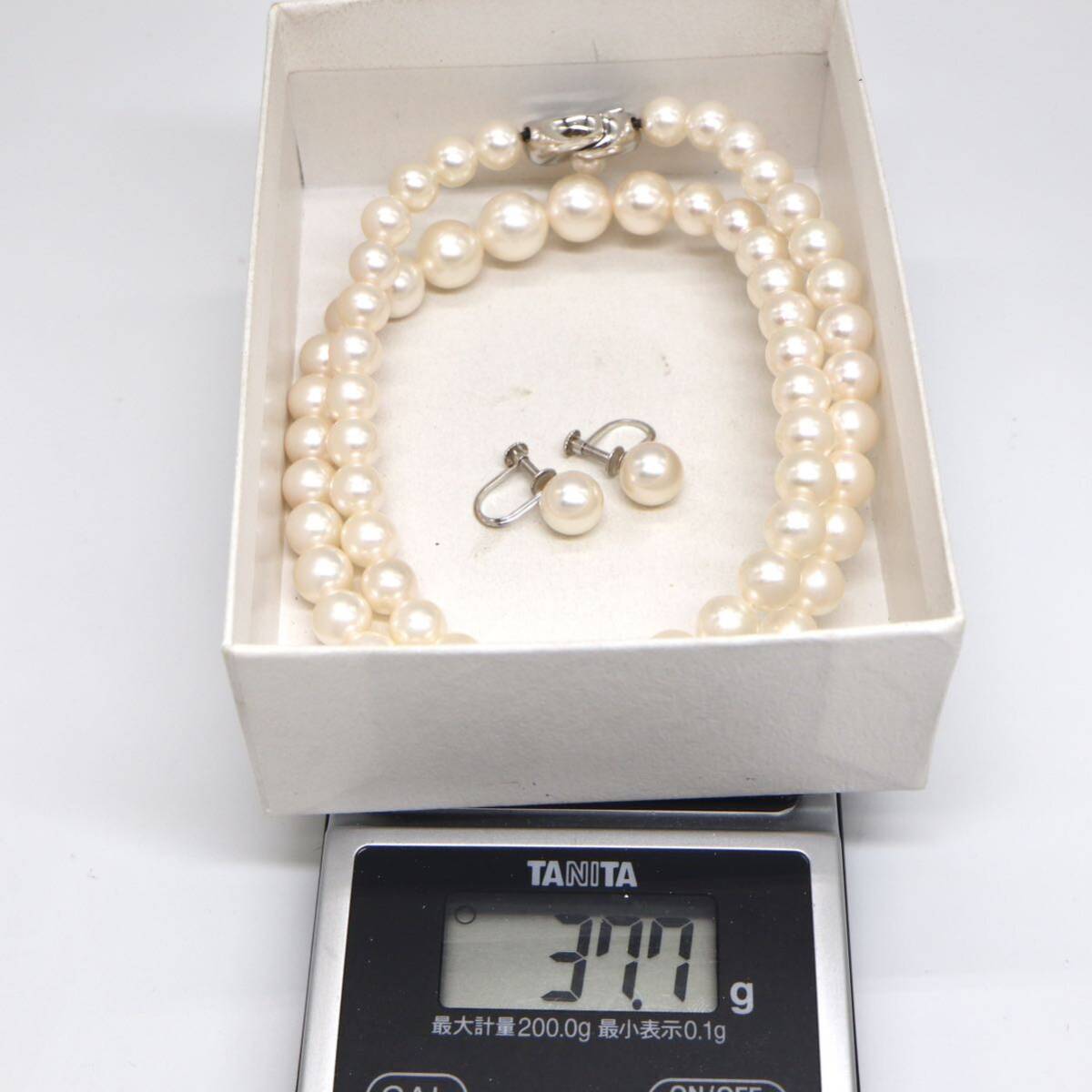 Yahoo!オークション - 美品 テリ良し K18/K14アコヤ本真珠ネックレス A...