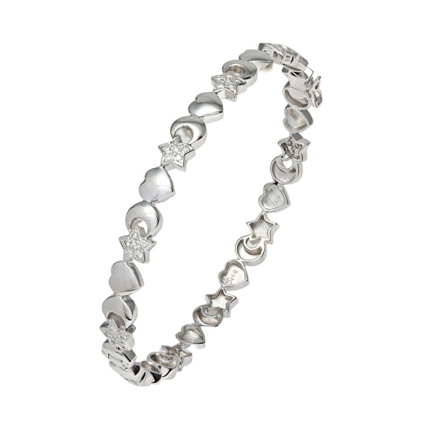 Yahoo!オークション - ポンテヴェキオ K18WG ホワイトゴールド ブレス...