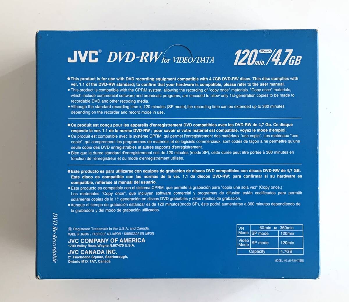 Yahoo!オークション - 未開封品 美品 DVD-RW 5枚パック 録画用/データ...