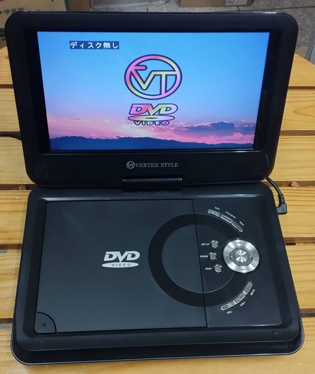 Yahoo!オークション - ポータブルDVDプレーヤー ヴァーテックス PDVD-V...