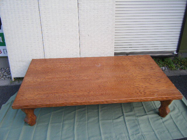 Yahoo!オークション - TA15 世界遺産屋久杉 座卓 座敷 センターテ...