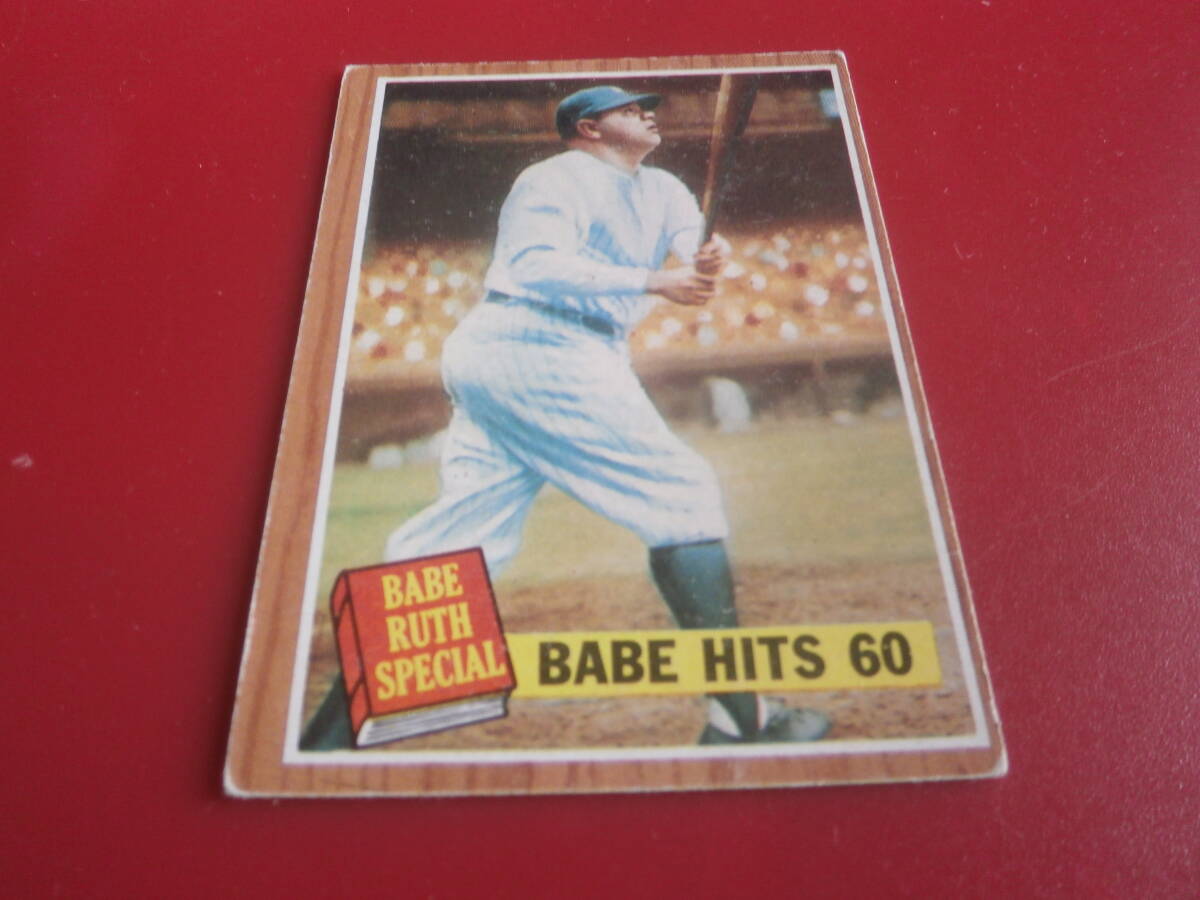 Yahoo!オークション - 1962 TOPPS ＃139 BABE RUTH
