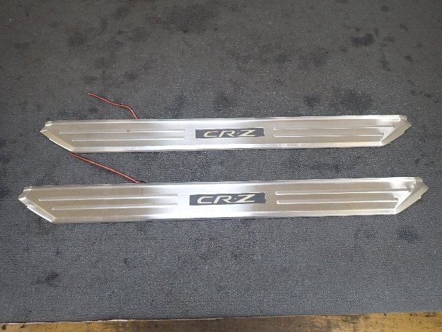 Yahoo!オークション - ZF1/ZF2 CR-Z アルミスカッフプレート LEDはジャ...