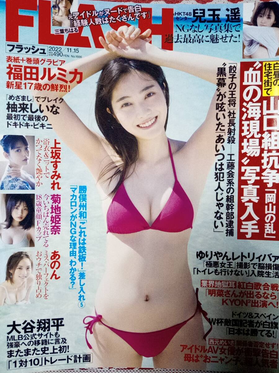 Yahoo!オークション - FLASH フラッシュ 2022年11月15日号 NO.1666 福...