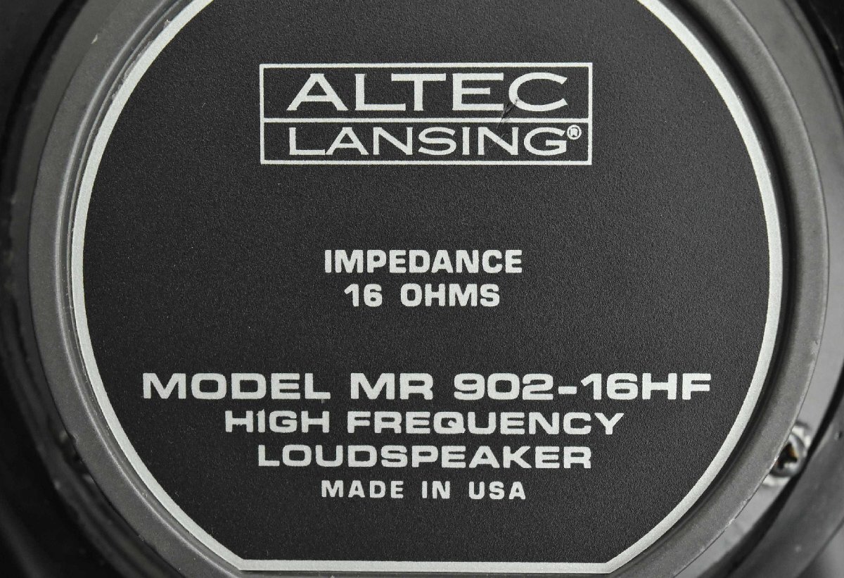 Yahoo!オークション - F ALTEC LANSING アルテック ホーン型ツィーター...