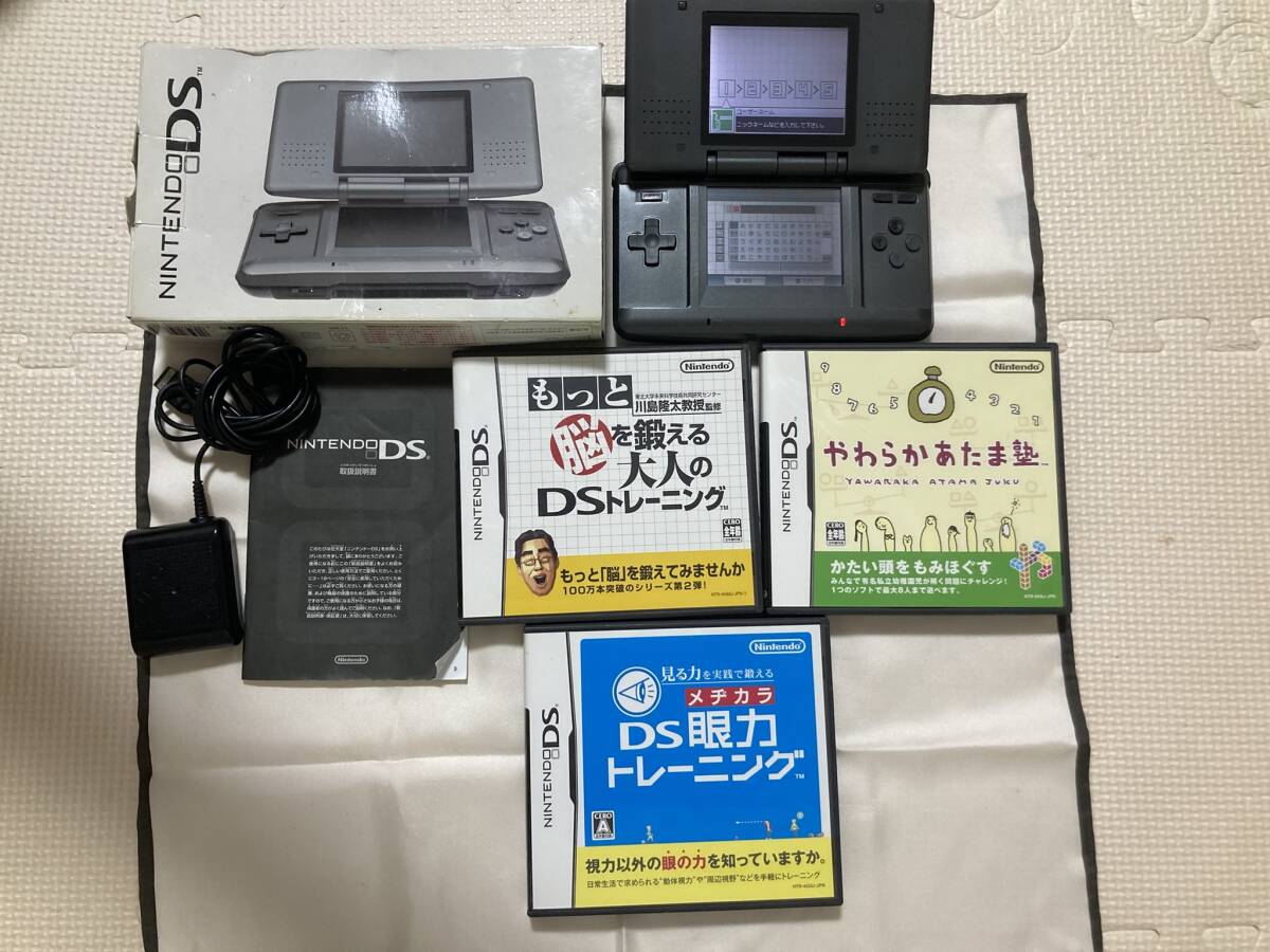 Yahoo!オークション - Nintendo 任天堂 DS1台＋ソフト3本セット DS本体...