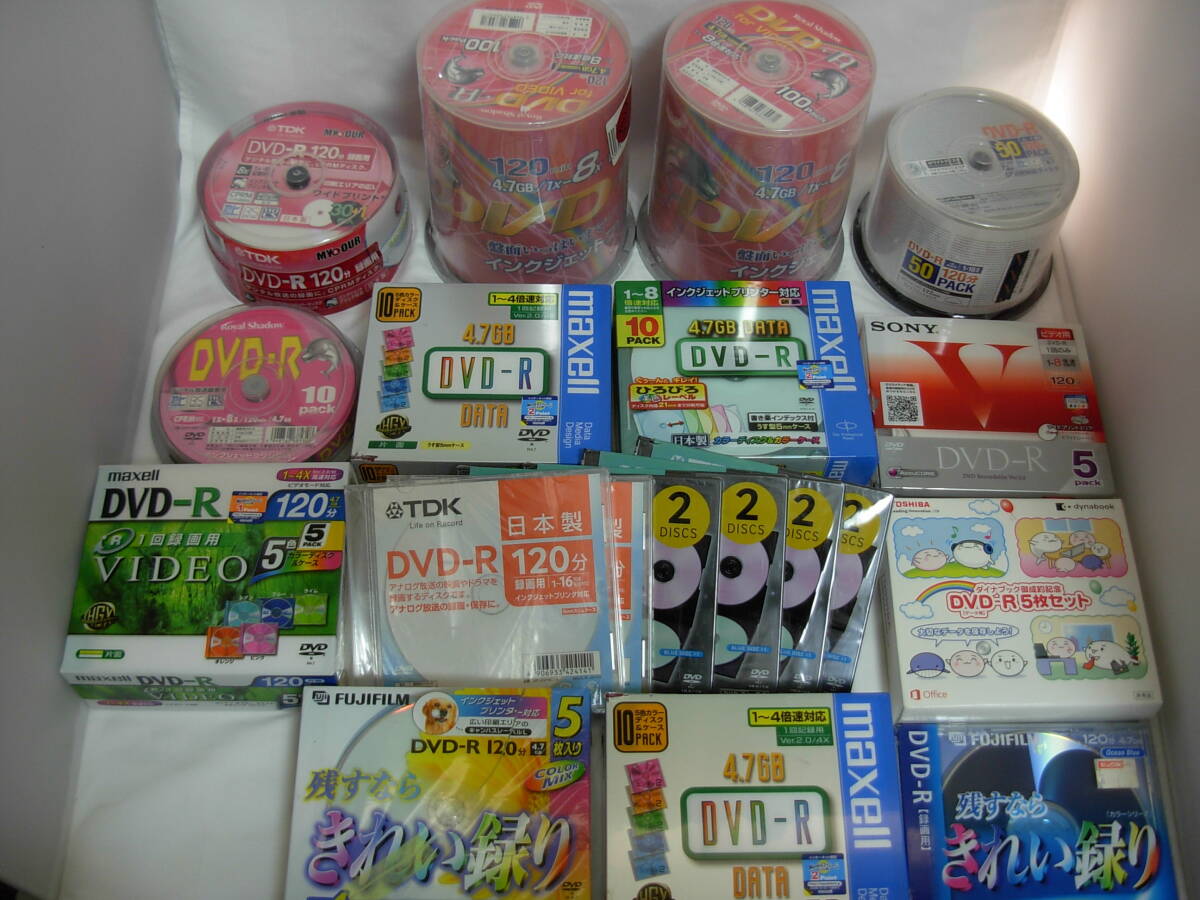 Yahoo!オークション - DVD-R 352枚 + DVD+R 11枚 + DVD-RW 6枚 + DVD+R...