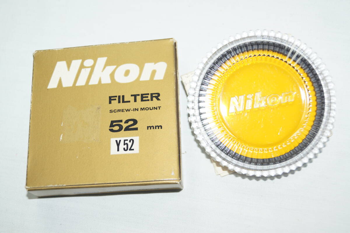 Yahoo!オークション - Nikon 52mm Y52 レンズフィルター 美品