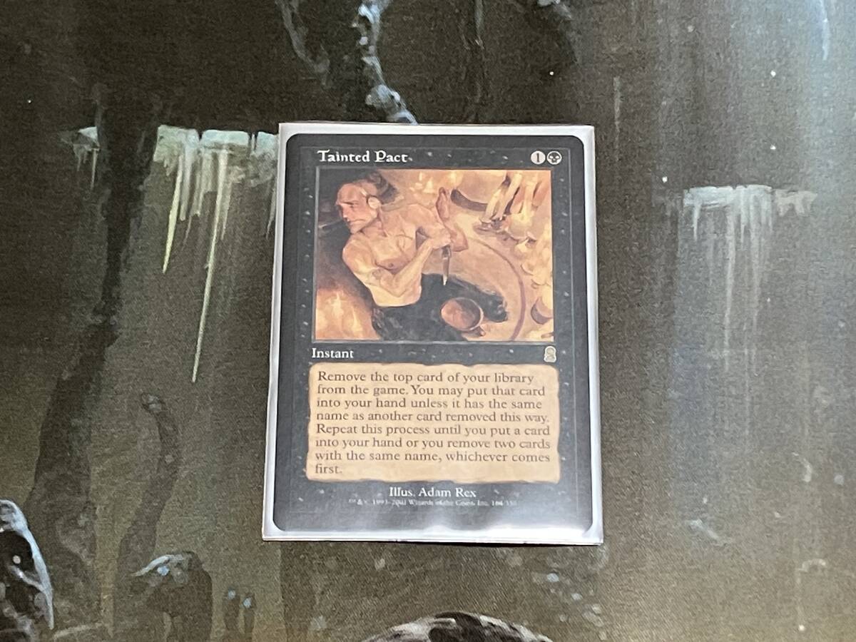 Yahoo!オークション - MTG 汚れた契約/Tainted Pact 英 1枚迄 ODY