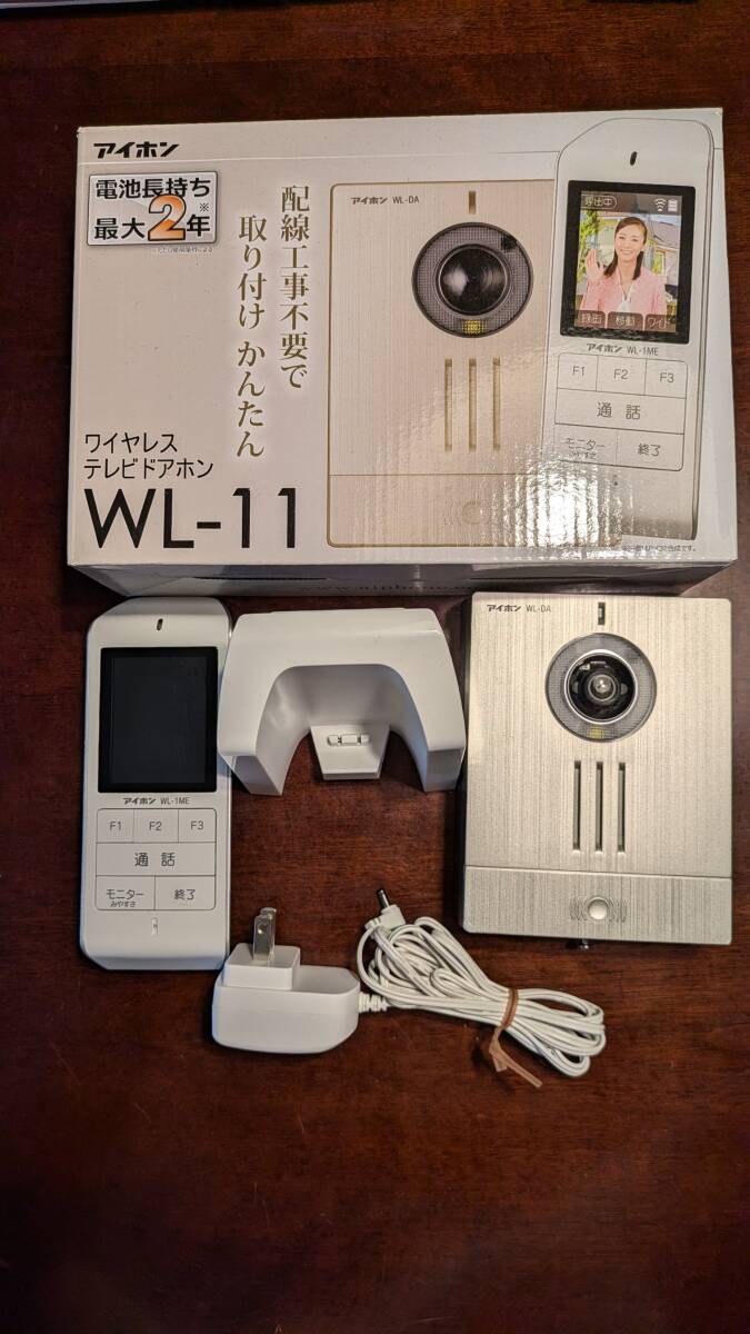 Yahoo!オークション - アイホン ワイヤレステレビドアホン WL-11 現状...