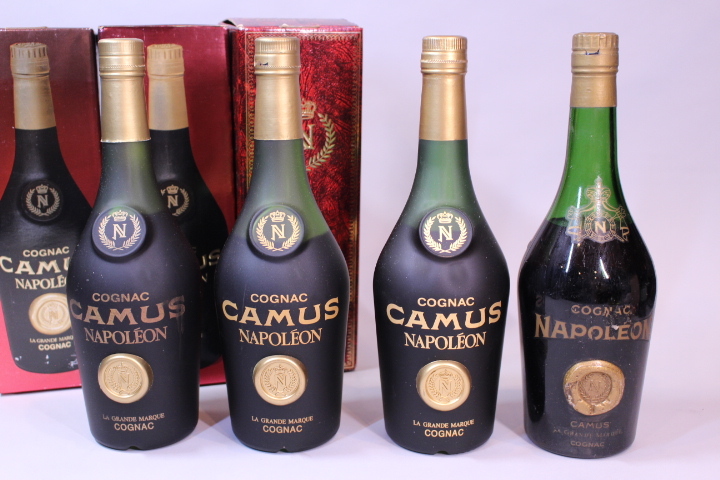 Yahoo!オークション - p-2256 未開栓古酒 CAMUS カミュ NAPOLEON コニ...