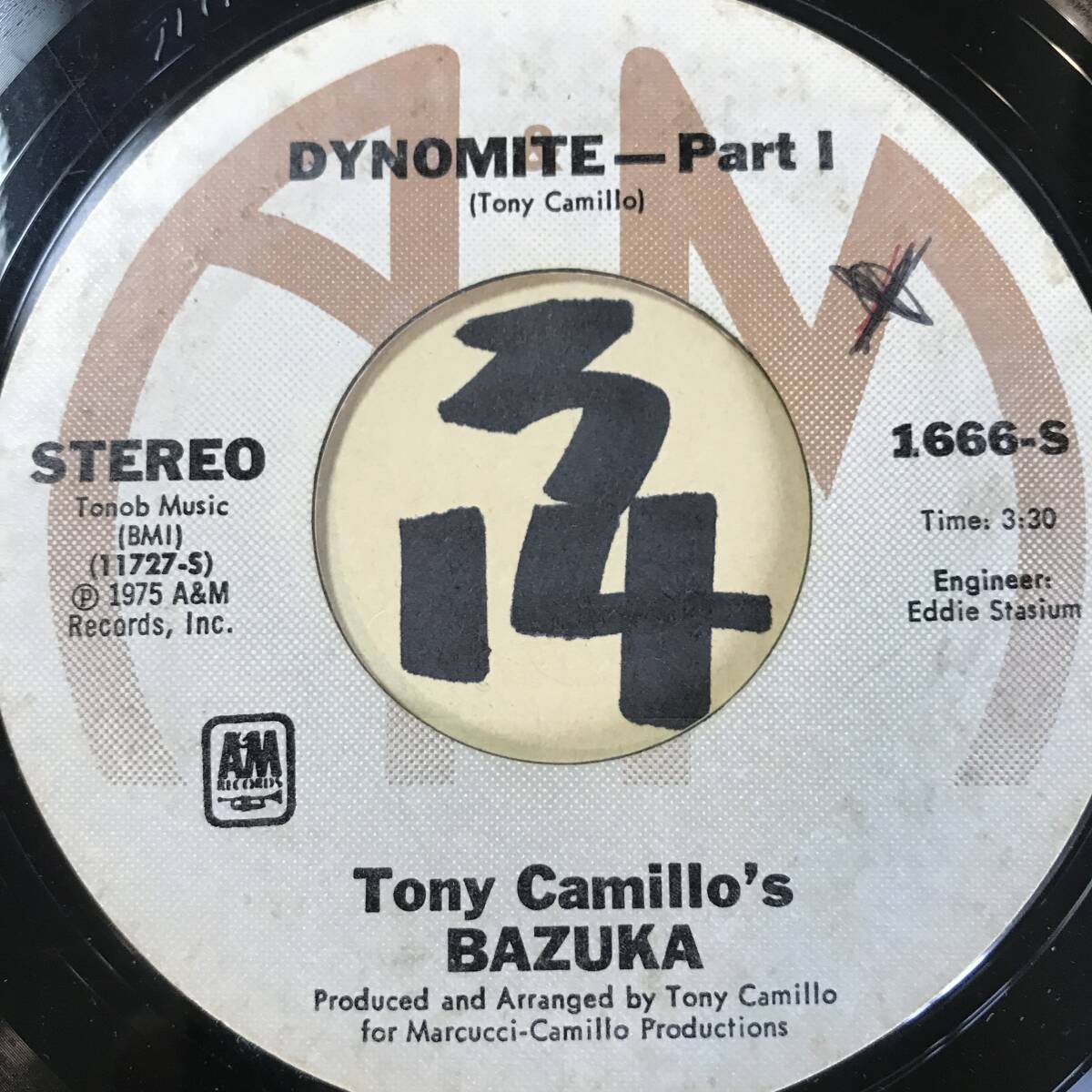 Yahoo!オークション - 試聴 TONY CAMILLO’S BAZUKA DYNOMITE PT1 PT2 ...