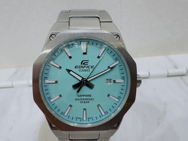 Yahoo!オークション - S7456 CASIO EDIFICE 5359 ターコイズ 稼働品 現...