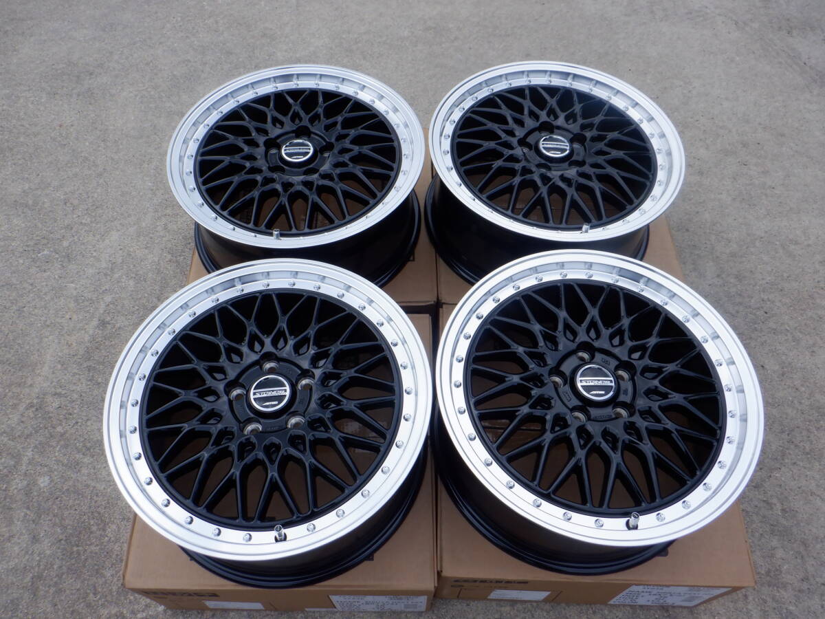 Yahoo!オークション - AME STEINER FTX 18インチ 7.5J +53 PCD114.3 5H...