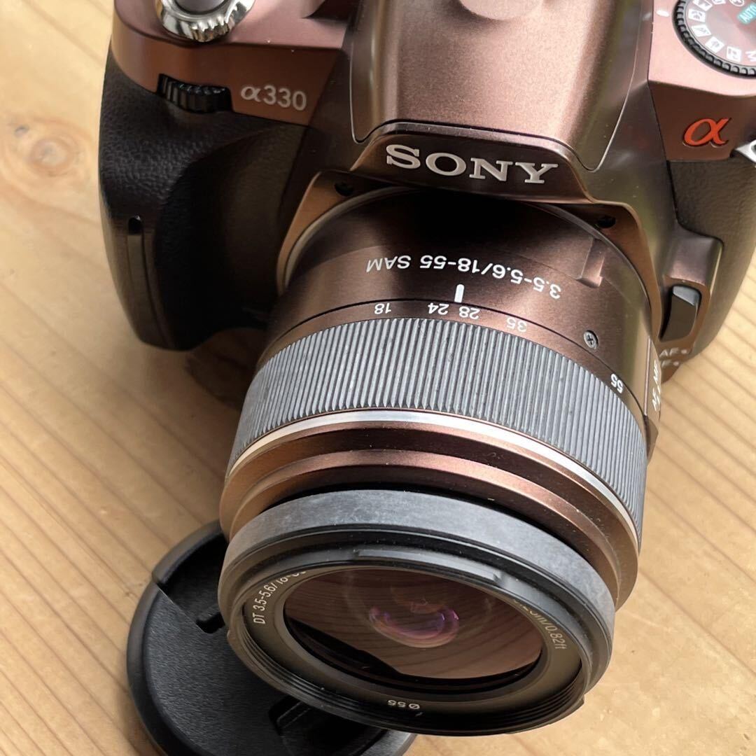 Yahoo!オークション - sony a330 ソニー SONY α330 ズームレンズキッ...