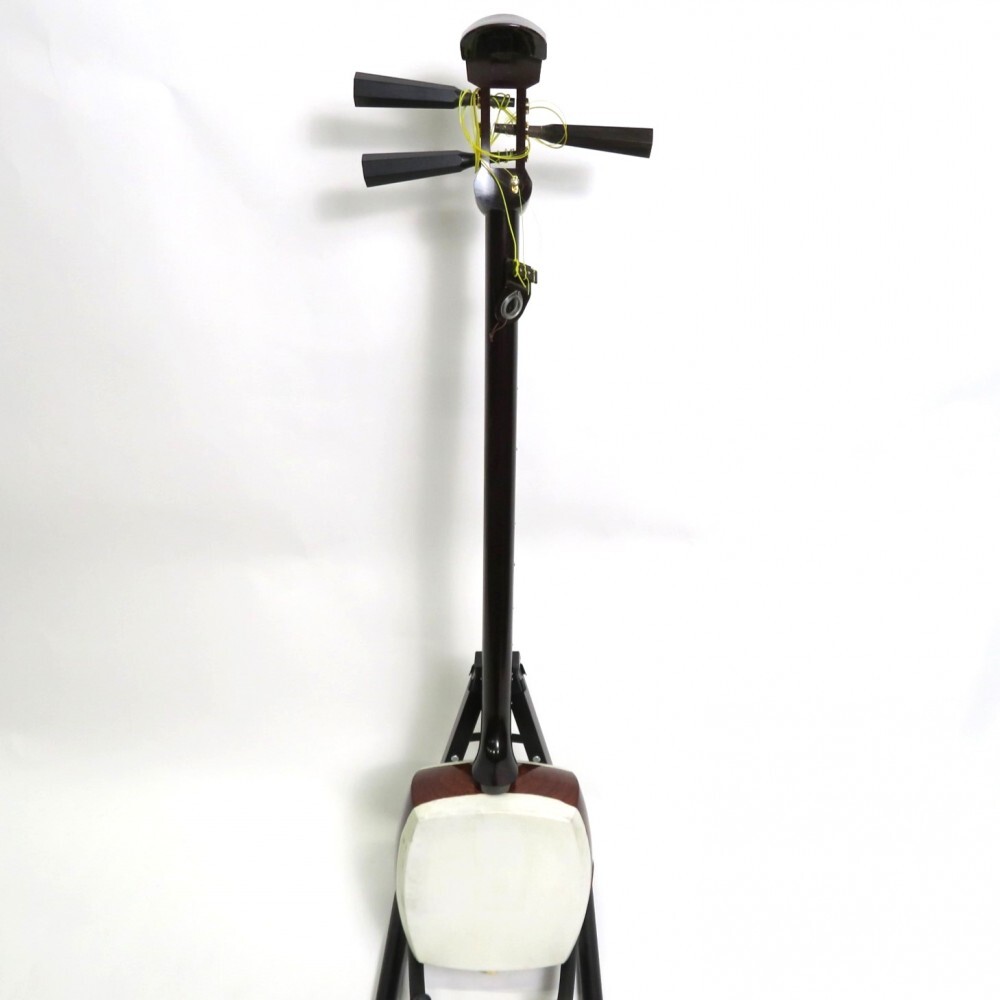 Yahoo!オークション - 1円〜 津軽三味線 太棹 約3cm 和楽器 破れ無 動...