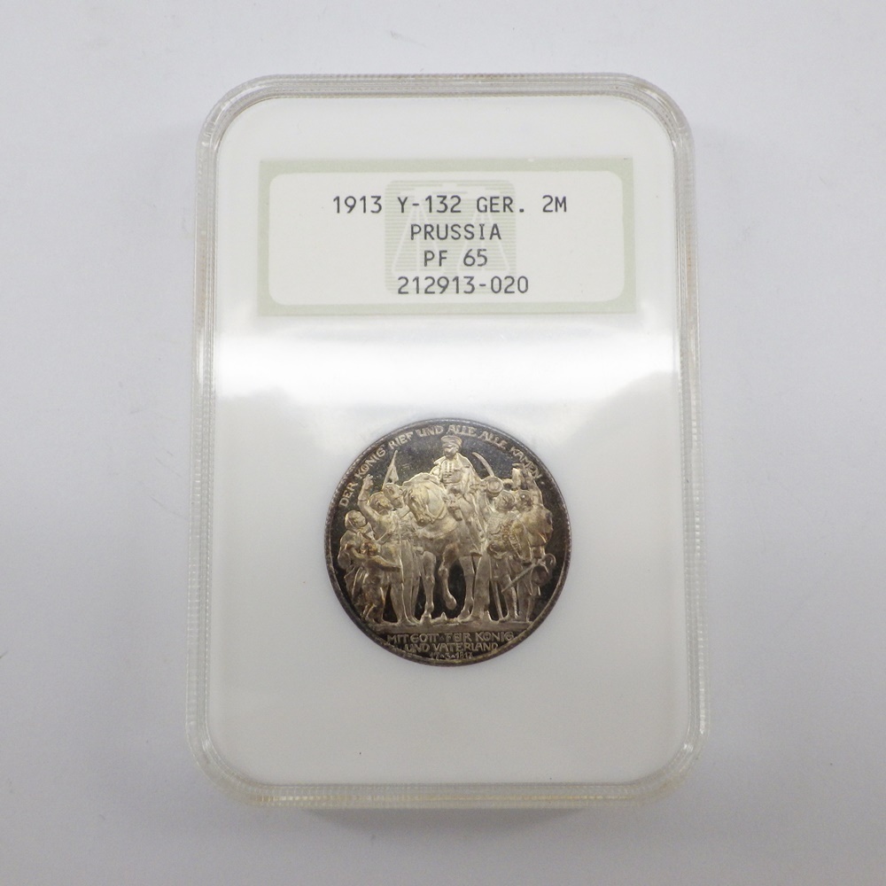 1円〜 2マルク銀貨 NGC PF65 プロセイン ナポレオン敗北 1913年 ケーズ付き 貨幣 340-2950572 O商品(ヨーロッパ)｜売買されたオークション情報、yahooの商品情報 ...