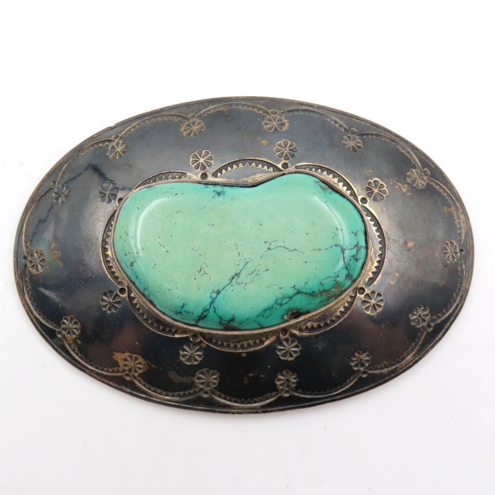 Yahoo!オークション - ベルト バックル SV925 ターコイズ y42-2932259...