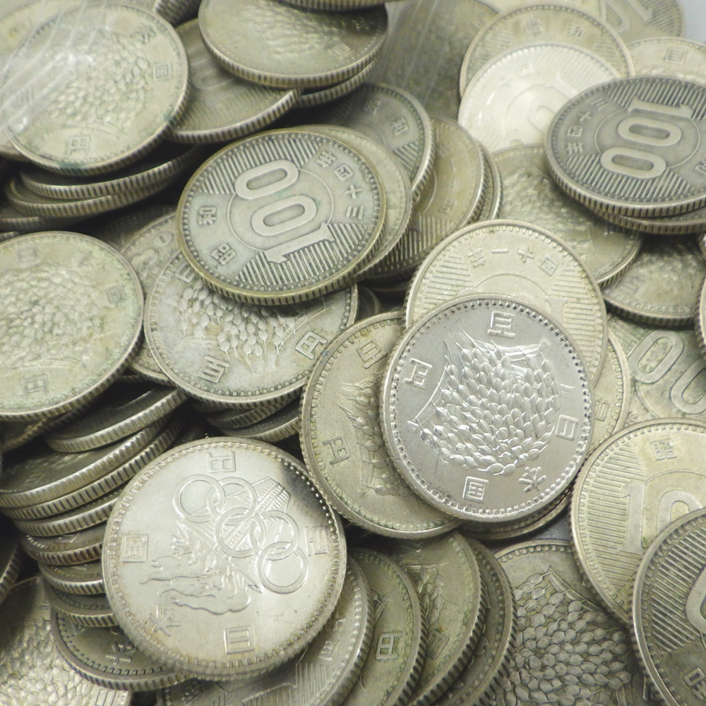 Yahoo!オークション - 100円銀貨まとめ 総重量 約1.84kg 日本硬貨 古銭...