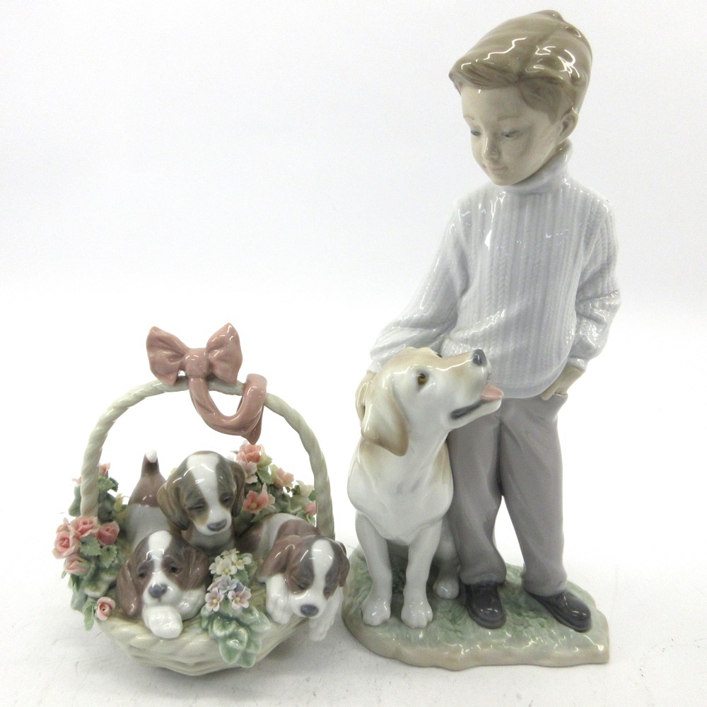 1円〜 Lladro リヤドロ #6902 僕の親友 花カゴと3匹の犬 計2点 同梱不可 フィギュリン 1-3004104 O商品(リヤドロ)｜売買されたオークション情報、yahooの商品情報 ...