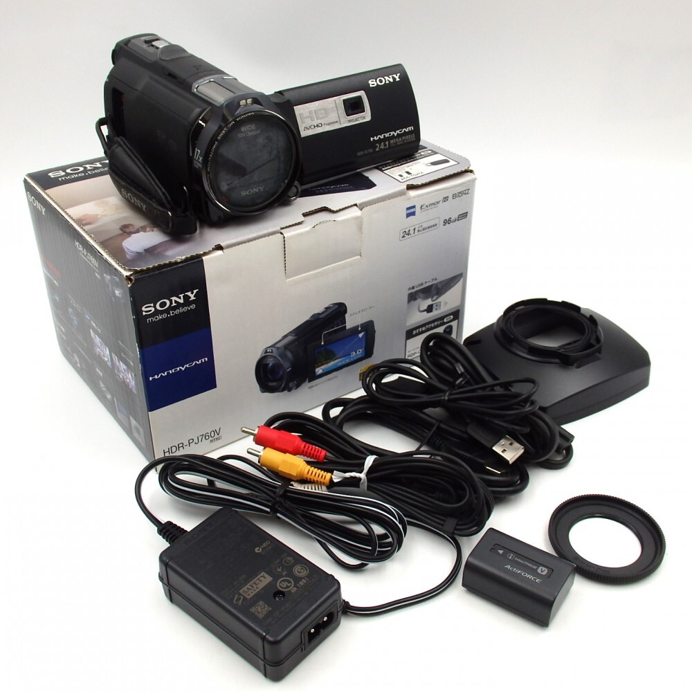 Yahoo!オークション - 1円〜 SONY ソニー HDR-PJ760V HANDYCAM ハンデ...