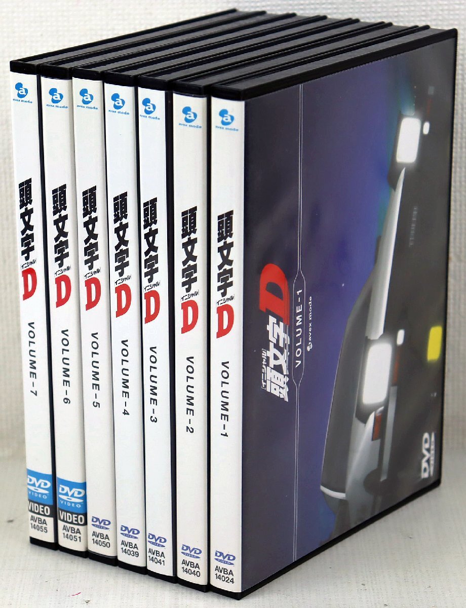 Yahoo!オークション - S 中古品 DVDソフト 『頭文字D VOLUME-1～7 セッ...