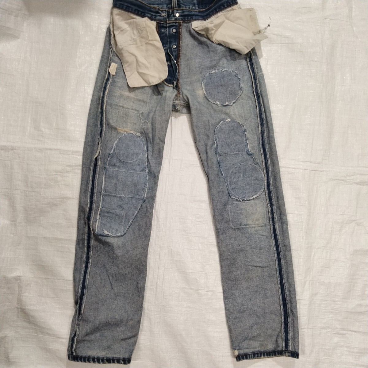 リーバイス 501 ワッペン 加工 ジーンズ Levi's 501 jeans denim リーバイス 501 ワッペン 加工 ジーンズ Levi's 501 jeans denim