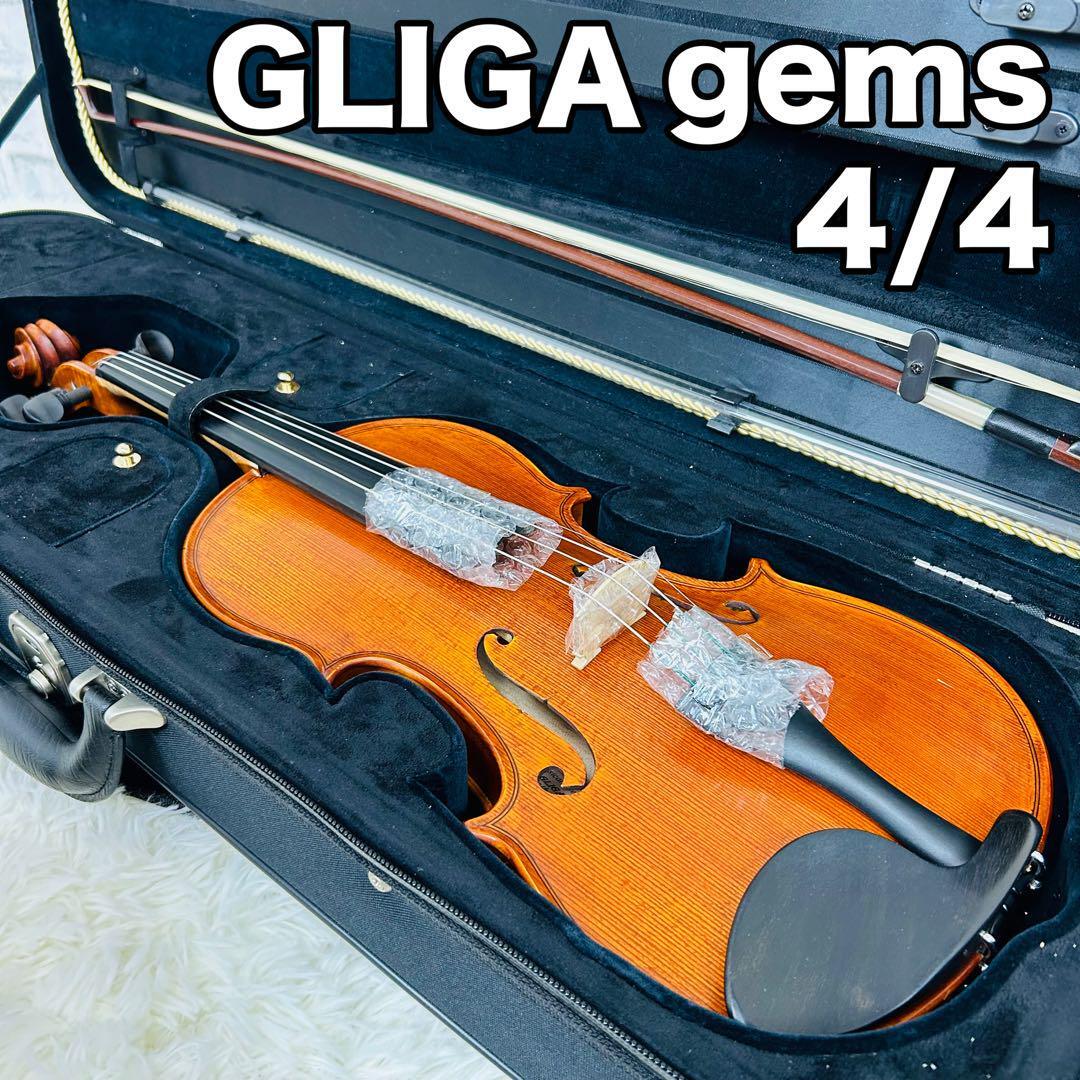 Yahoo!オークション - ヴァイオリン GLIGA gems 4/4 工房メンテナンス...