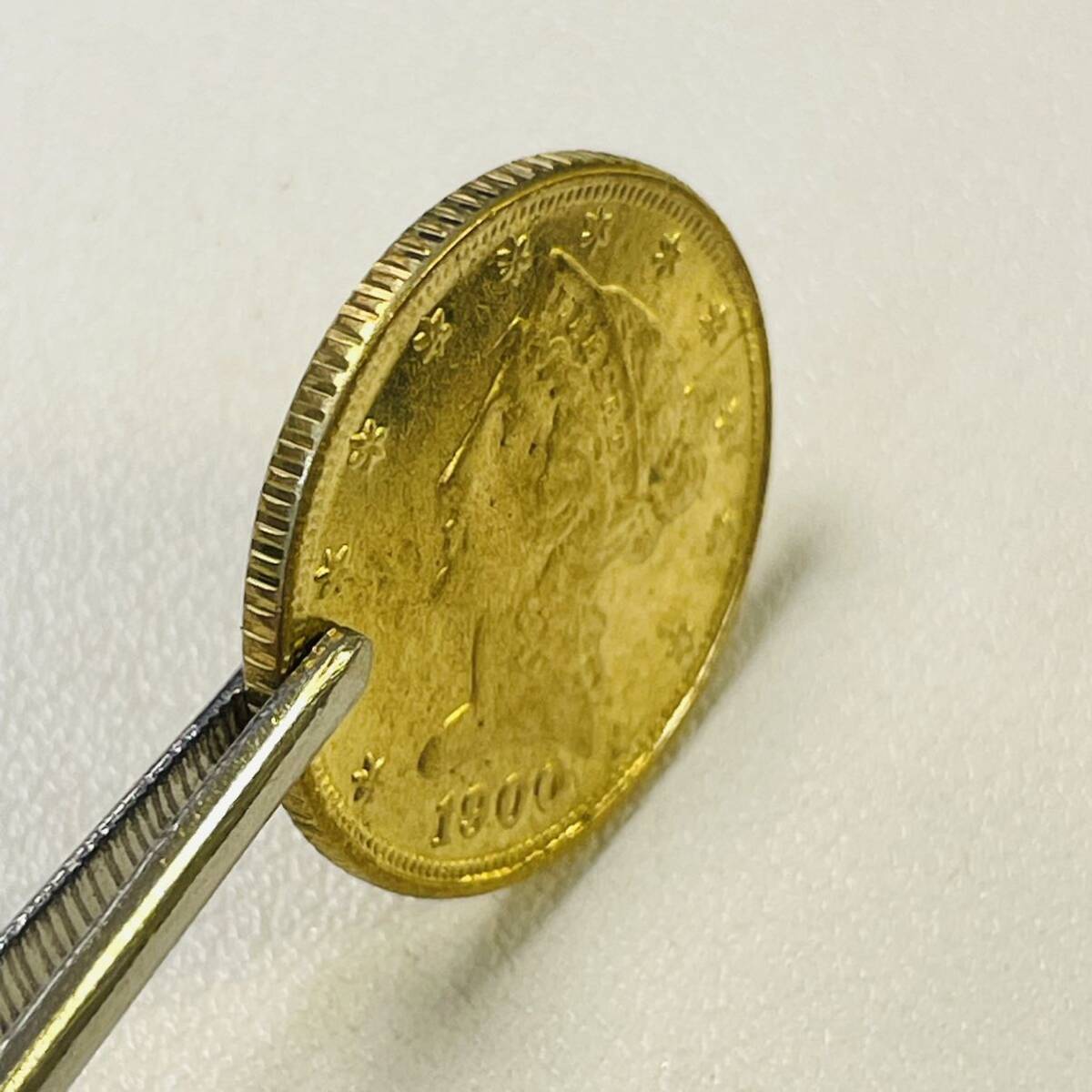 Yahoo!オークション - アメリカ 硬貨 古銭 自由の女神 1900年 ハクトウ...